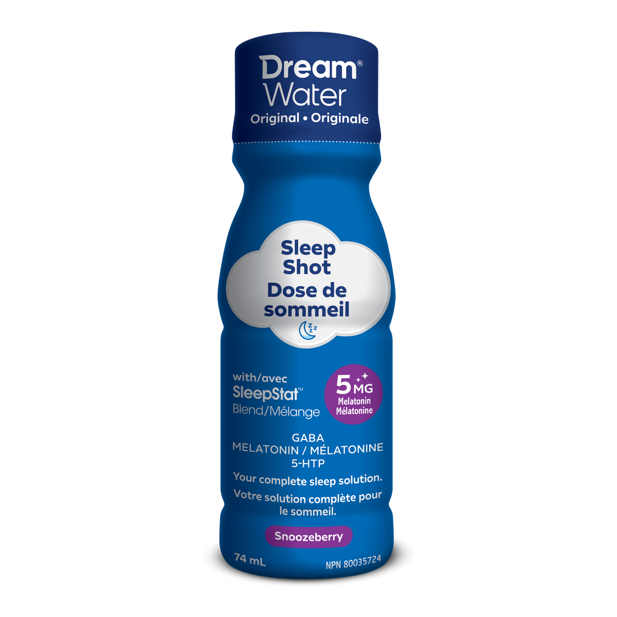 Dream Water Sleep Aid Shot - Snoozeberry Flavour - 12 pack – Dream ...