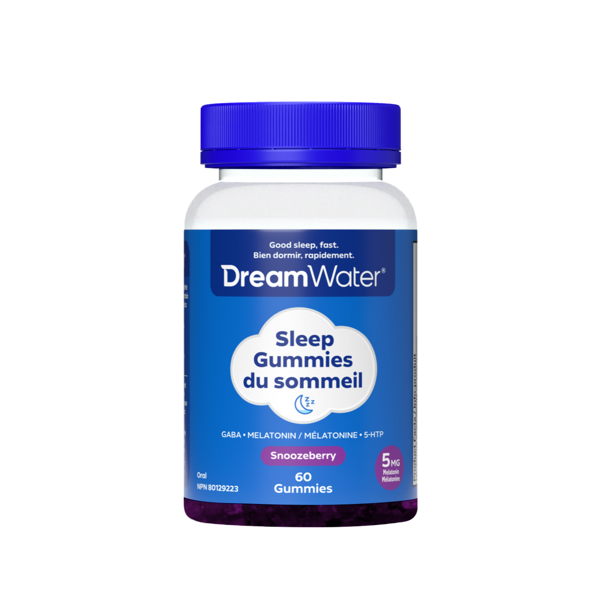 Dream Water Sleep Aid Gummies - Sugar-Free - 60ct – Dream Water Canada